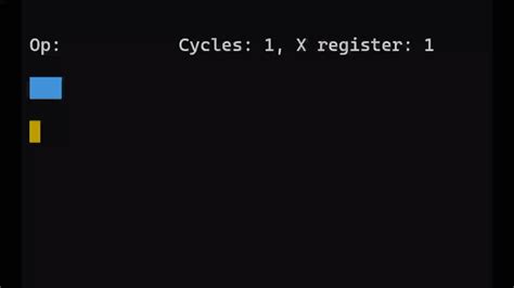 2022 Day 10 Python Visualization Radventofcode