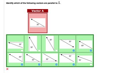 Solved Vectors Parallel Anti Parallel And Perp Conc The