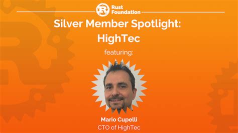 Member Spotlight Hightec The Rust Foundation
