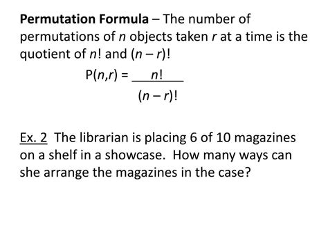 PPT Permutations Combinations PowerPoint Presentation ID