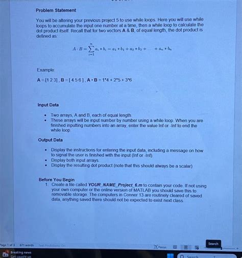 Solved Matlab Codeproblem Statement You Will Be Altering