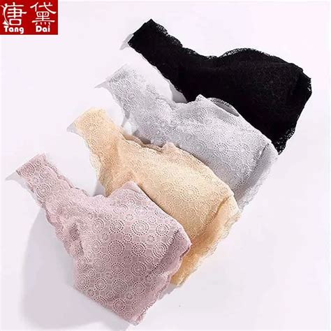 Tangdai кружевной бюстгальтер сексуальный без стального кольца без следов маленькая грудь сбор