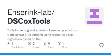 Github Enserink Labdscoxtools Tools For Testing And Analysis Of