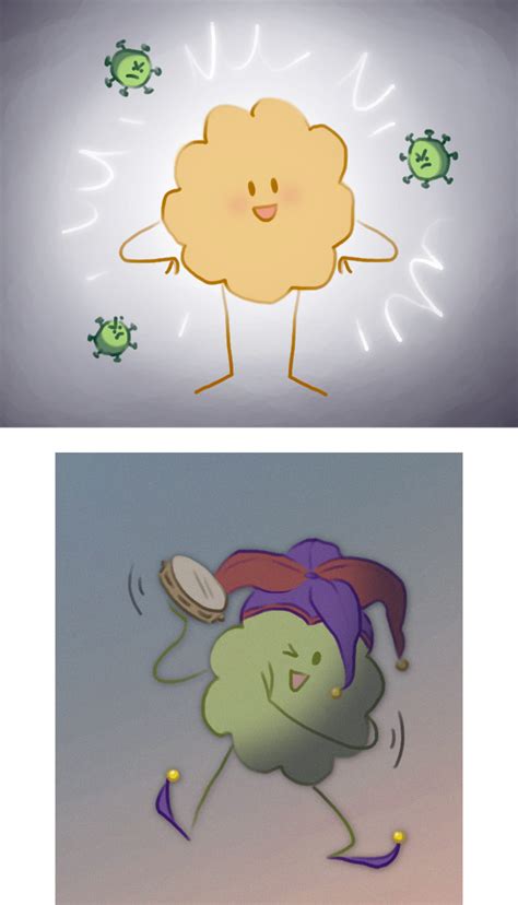 Vaccine And Jester Puff By Kolkwitzia On Deviantart