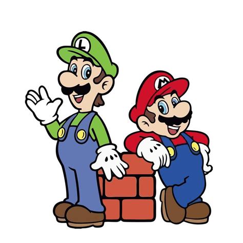 Mario Y Luigi Vectores Iconos Gráficos Y Fondos Para Descargar Gratis