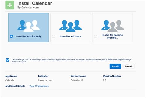 Salesforce Integration Calendar