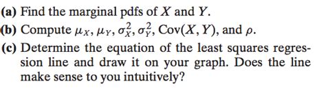 Solved 44 14 Let X And Y Be Random Variables Of The