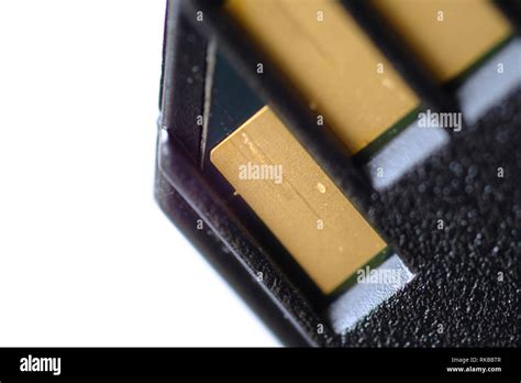 Extreme Macro View Of An SD Memory Card At 5 Times Life Size Stock Photo Alamy