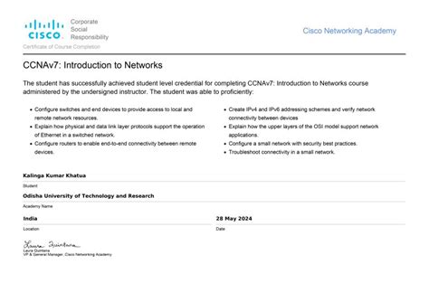 kalinga kumar khatua on linkedin ccna cisco networking