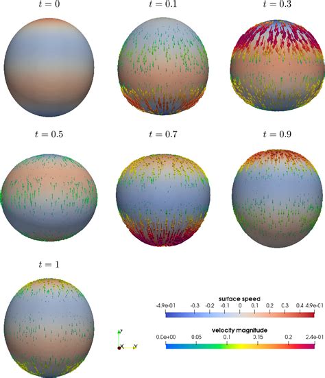 Figure 6 1 From Tangential Navier Stokes Equations On Evolving Surfaces Analysis And