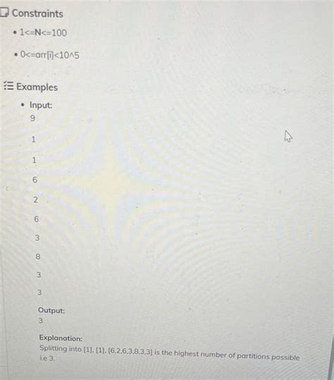 Solved Given An Array Arr Not Necessarily Distinct We