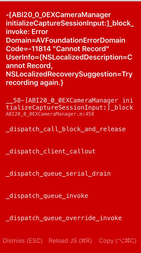 Ios Simulator Crashes When Using Camera · Issue 531 · Expoexpo · Github