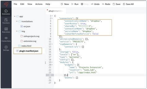 Integrating Applications With Zoho Projects Through Connections
