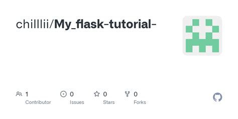 Github Chillliimyflask Tutorial