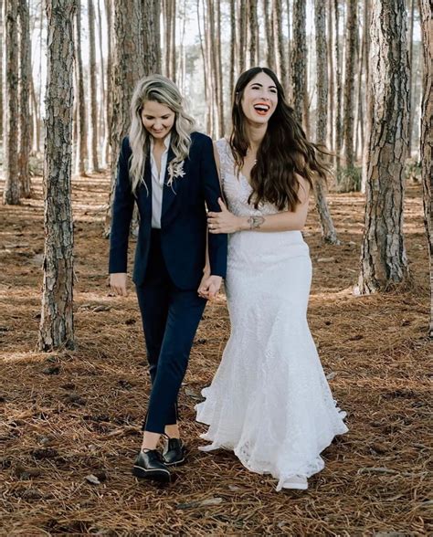 Pin By Ashlyn Walloch On Wedding Lgbt Wedding Attire Lesbian Wedding