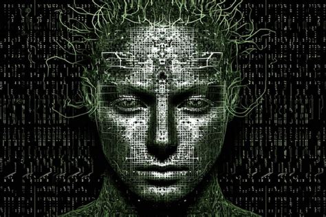 Premium Ai Image Human Shape Made With Digital Binary Codes Concept Of Artificial Intelligence