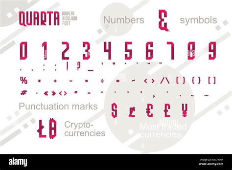 Suprematism Style Decorative Alphabet Typeface Pop Art Font For