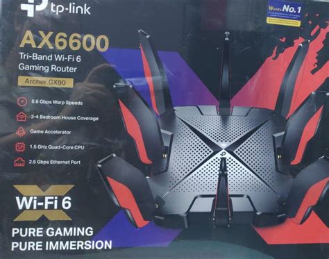 Tp Link Gx Ax Tri Band Wifi Gaming Router Computers Tech Parts Accessories