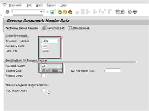 Document Reversal In SAP