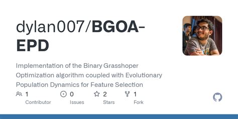 Github Dylan007bgoa Epd Implementation Of The Binary Grasshoper