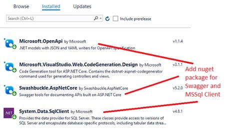ASP NET Core Web API And Swagger