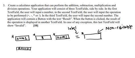 Solved 1 Write A Simple Java Swingawt Based Application