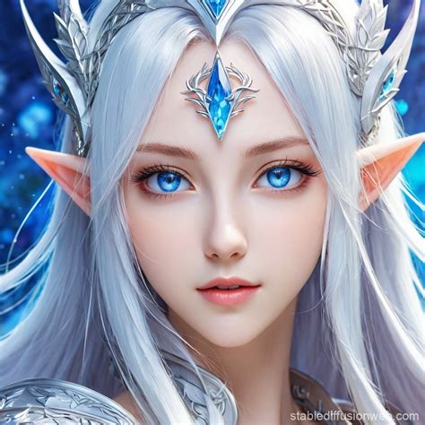 Ethereal Elven Portrait | Stable Diffusion Online