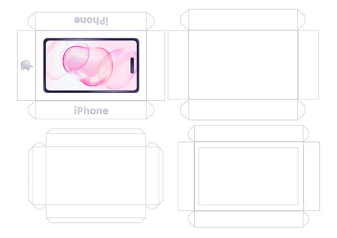 Paper Diy🫧미니어쳐 아이폰 15 블라인드백🫧무료도안무료배포 네이버 블로그