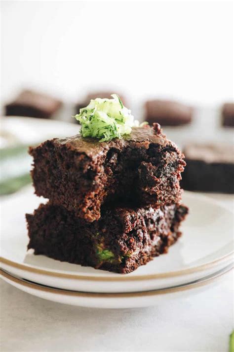 Fudgy Zucchini Brownies The Healthy Maven