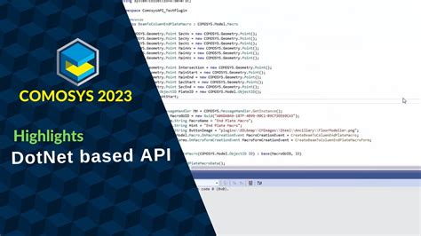 Comosys 2023 Highlights Dotnet Based Api Is Ready To Build Your Own Custom Components Youtube