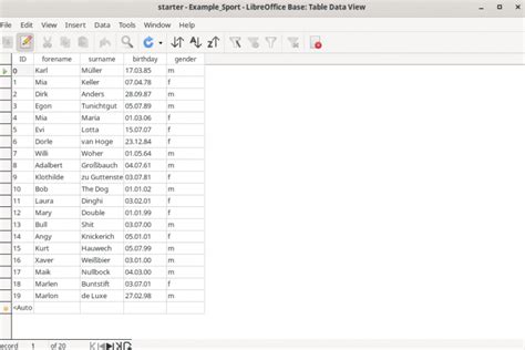 How To Export Libreoffice Base Table Data To Csv Or Spreadsheet