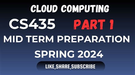 Cs435 Cloud Computing Mid Term Preparation By Vu Rocky Part 1 Spring