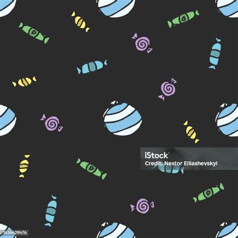 원활한 크리스마스 패턴 새해 배경 크리스마스와 새해 아이콘이있는 낙서 그림 0명에 대한 스톡 벡터 아트 및 기타 이미지 0명 12월 겨울 Istock