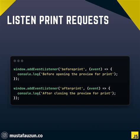 Javascript Listen Print Requests Mustafa Ate Uzun Blog