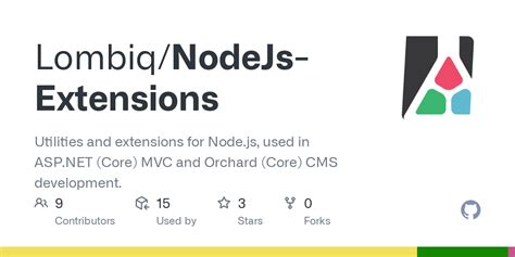 GitHub Lombiq NodeJs Extensions Utilities And Extensions For Node Js Used In ASP NET Core