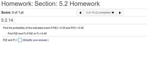 Solved Homework Section 5 2 Homework Score 0 Of 1 Pt 3 Of