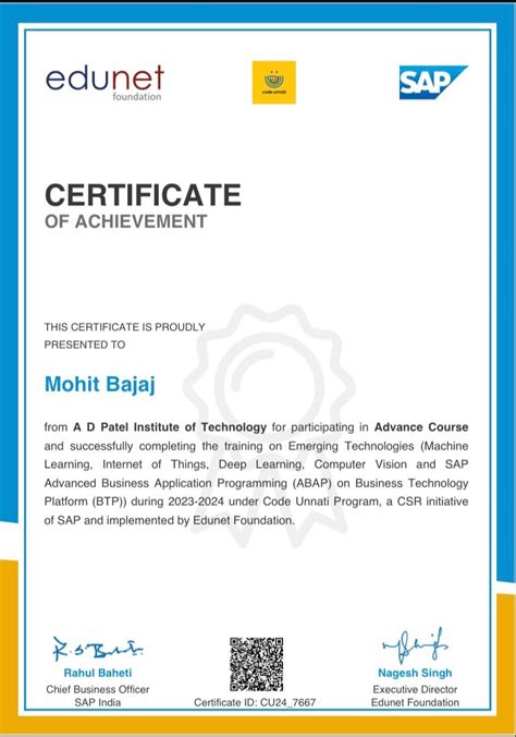 Mohit Bajaj On Linkedin 🥳excited To Share The Incredible Journey Of The Code Unnati Program…