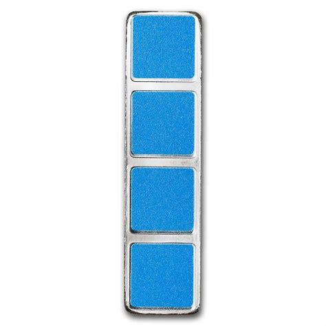 2023 Silver Tetris Niue I Block Cyan Coin 1oz Bullion Now