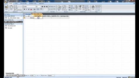 Create Login Form With Advance Design In Microsoft Access 2007 Part 2 Youtube