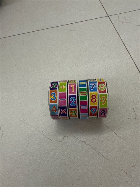 Maths Cube Hobbies And Toys Toys And Games On Carousell