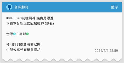 各隊動向 籃球板 Dcard