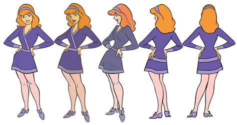 Custom Scooby Doo Model Sheets Daphnewhats New By Nickscheetz On