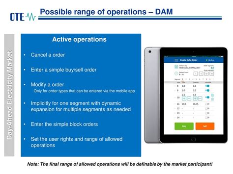 The Concept Of A Mobile Application For Short Term Electricity Markets Ppt Download
