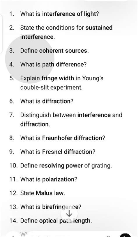 What Is Interference Of Light State The Conditions For Sustained Interfe