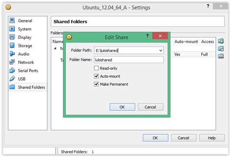 important notes to set up shared folder and clipboard in virtualbox