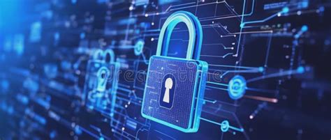 Digital Padlock On Circuit Board Symbolizing Cybersecurity Stock Video Video Of Cyber