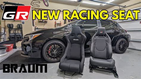 New Racing Seat For The Gr Corolla No Srs Light Braum Venom R