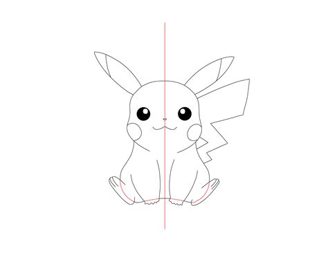 How To Draw Pikachu Step Windingpathsart Com