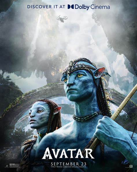 Avatar Re Release Gets A Dolby Poster Ahead Of Theatrical Debut