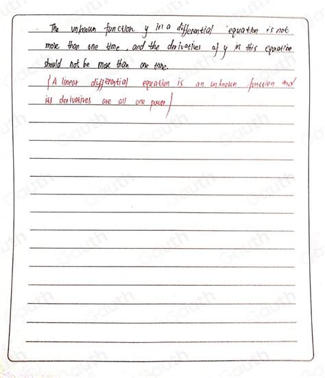 Solved Consider The Differential Equation Y Y 2 T 4e T Which Of The Terms In The Differential